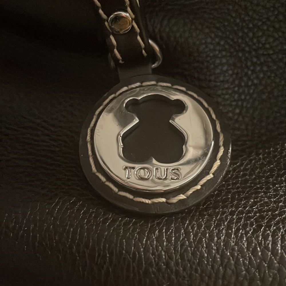 100% Auth Tous Brown Leather Handbag - Gem